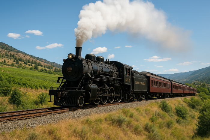 Great Train Robbery Summerland Heritage Train Ride - Kettle Valley ...